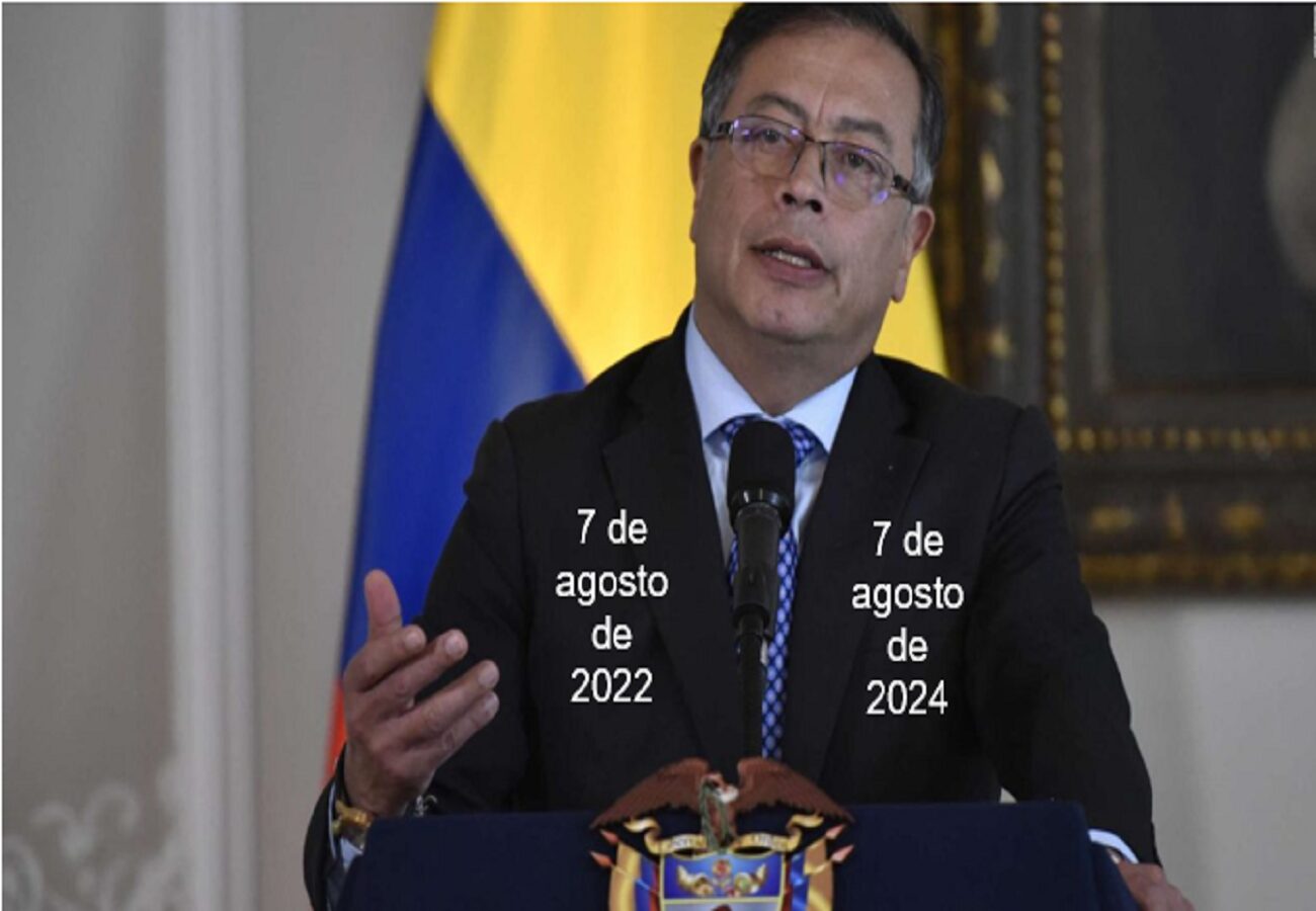 Dos años de gobierno de Gustavo Petro y nada de CAMBIO para los colombianos en el exterior ...